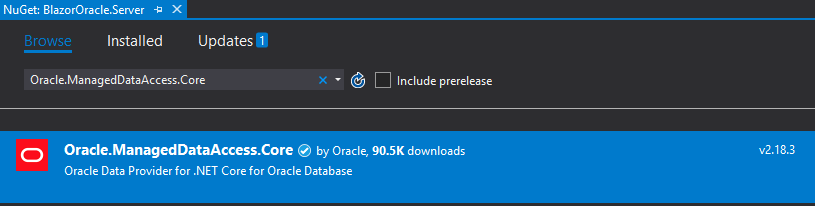 Blazor Connect With Oracle Database In Amazon Rds